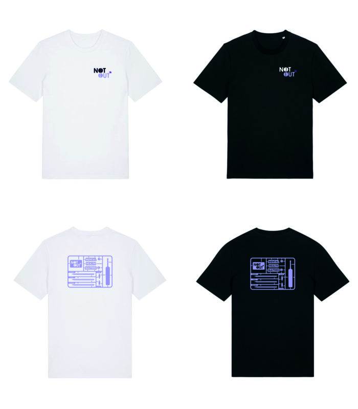 NOT OUT TRADITIONAL TEE - Ambition Sport